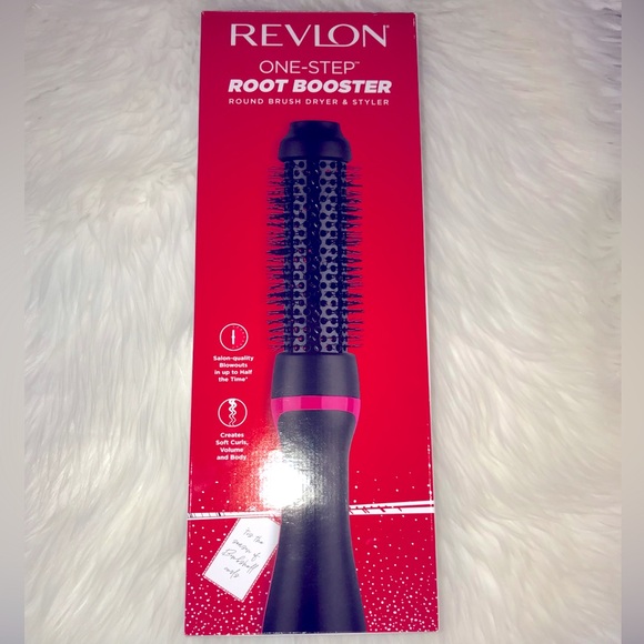 Revlon | Hair | New Revlon Onestep 12 Root Booster Round Brush Dryer ...